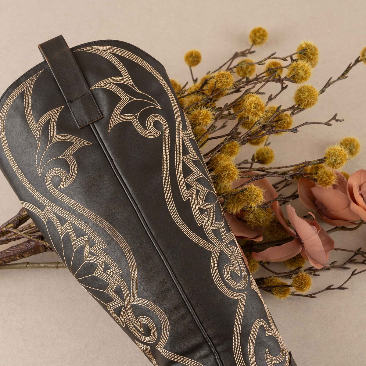 The Astrid Boots - Black with Brown – Savage Roots Boutique